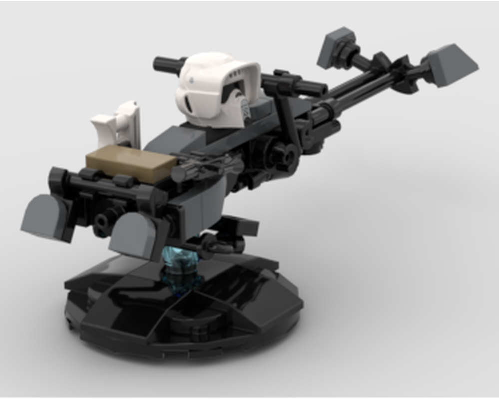 LEGO MOC Speeder bike by Sandoftatooine | Rebrickable - Build with LEGO