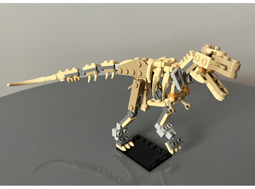 LEGO MOC-231805 Minifig scale Tyrannosaurus rex skeleton by Ambrosino ...