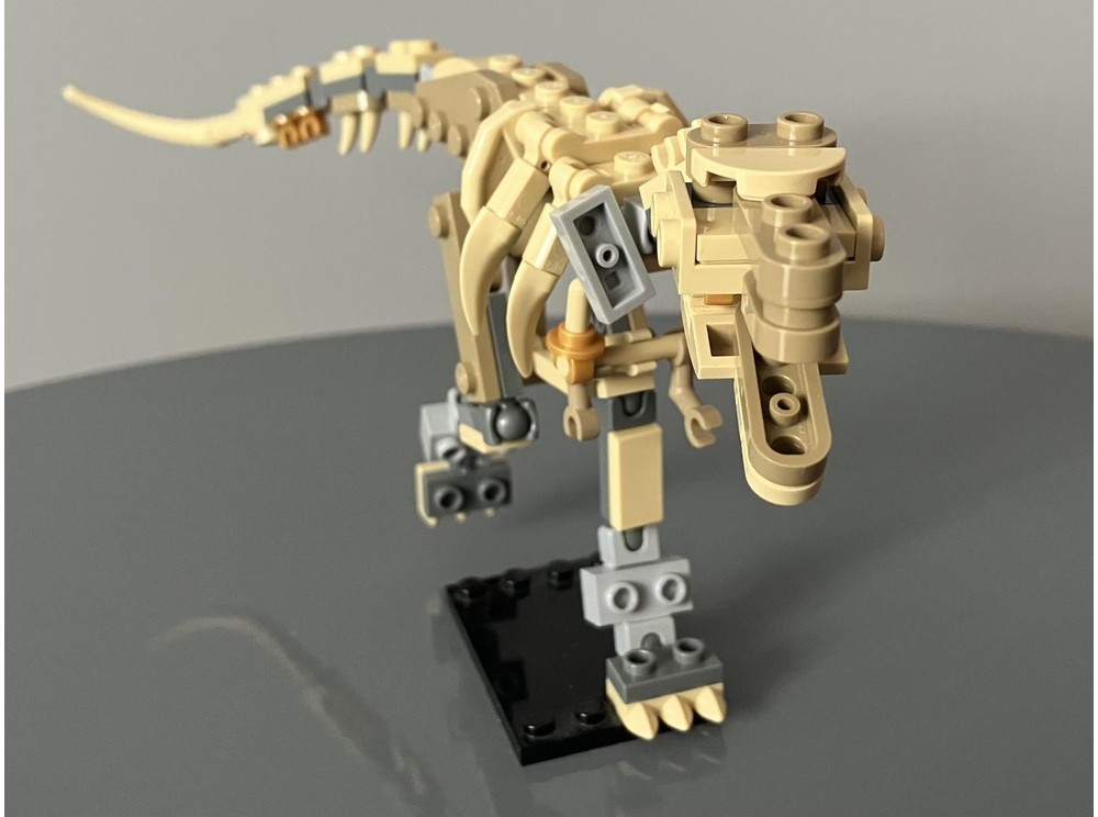 LEGO MOC-231805 Minifig scale Tyrannosaurus rex skeleton by Ambrosino ...