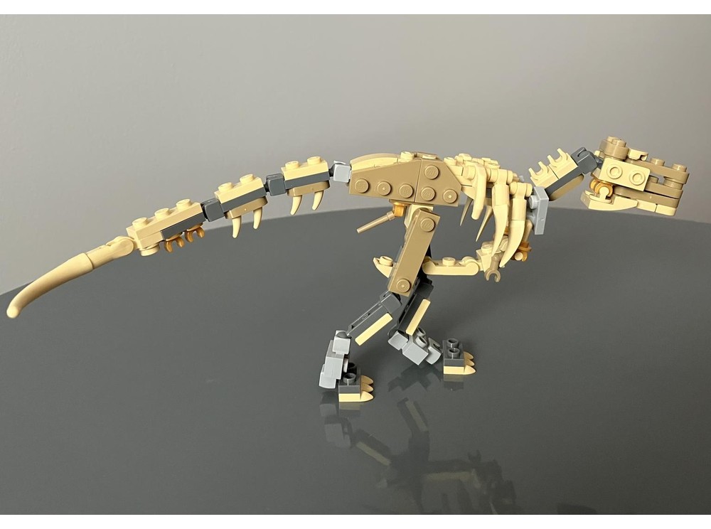 LEGO MOC-231805 Minifig scale Tyrannosaurus rex skeleton by Ambrosino ...