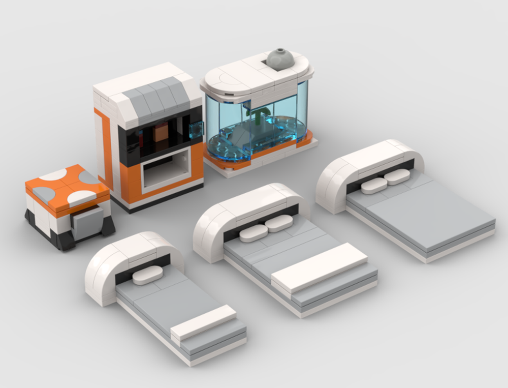 LEGO MOC Part 2 Interior decoration (Subnautica/Subnautica Below Zero ...