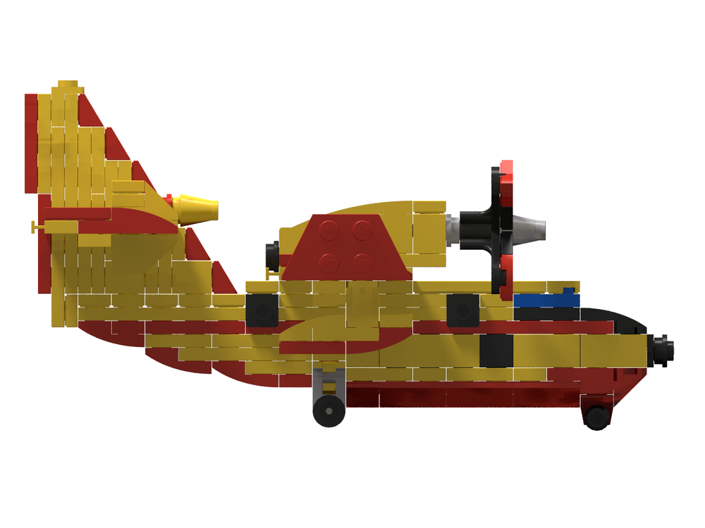 LEGO MOC-231818 MINI MOC CANADAIR CL-415 "Super Scooper" (Version Terre ...