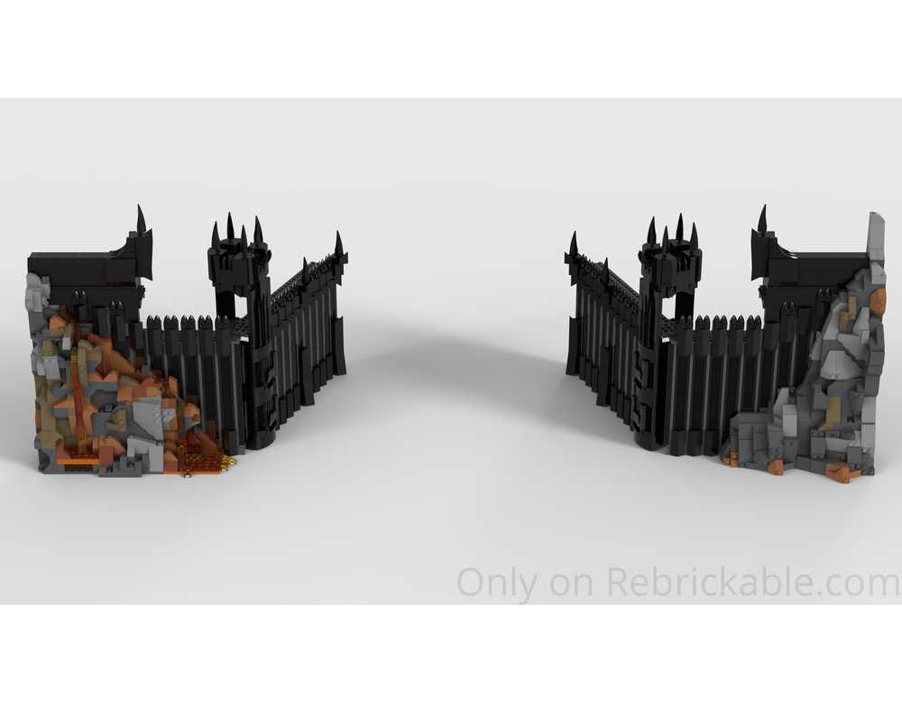 LEGO MOC-231826 The Black Gates by SkirbBricks | Rebrickable - Build ...