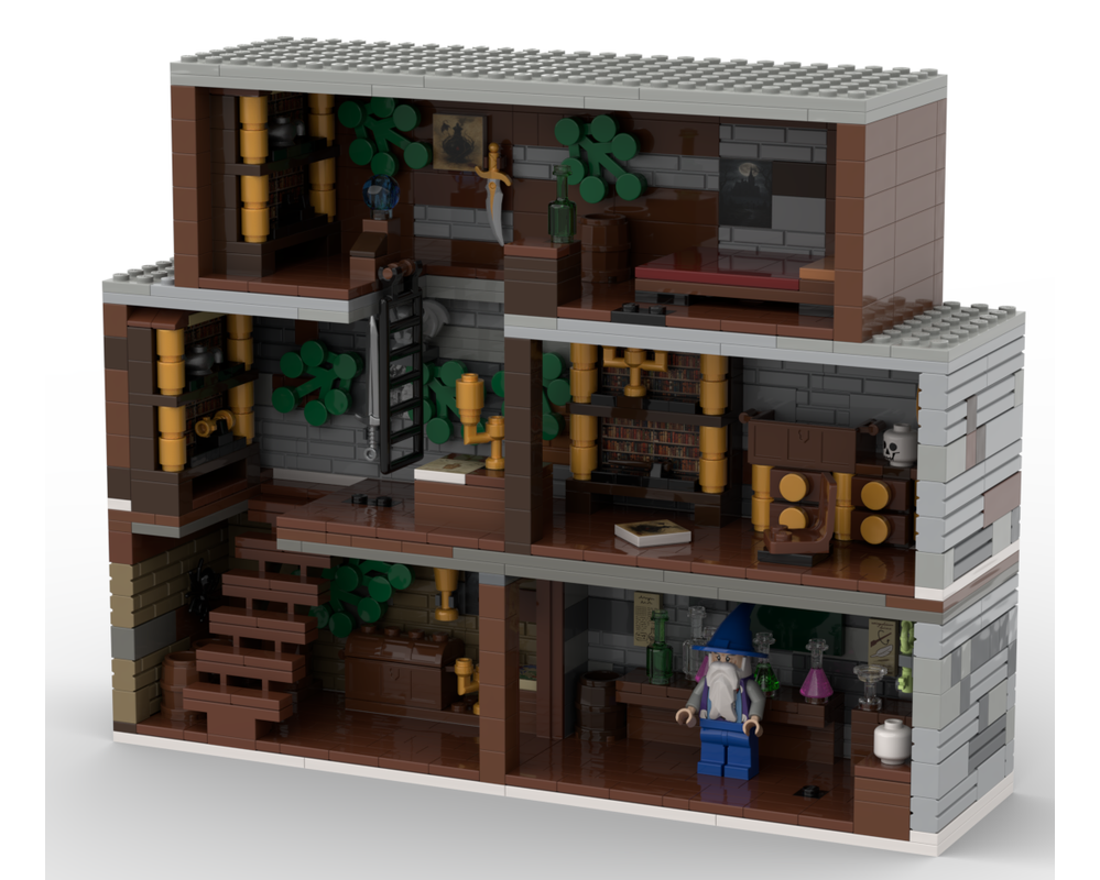 LEGO MOC wizard house by Txizu | Rebrickable - Build with LEGO