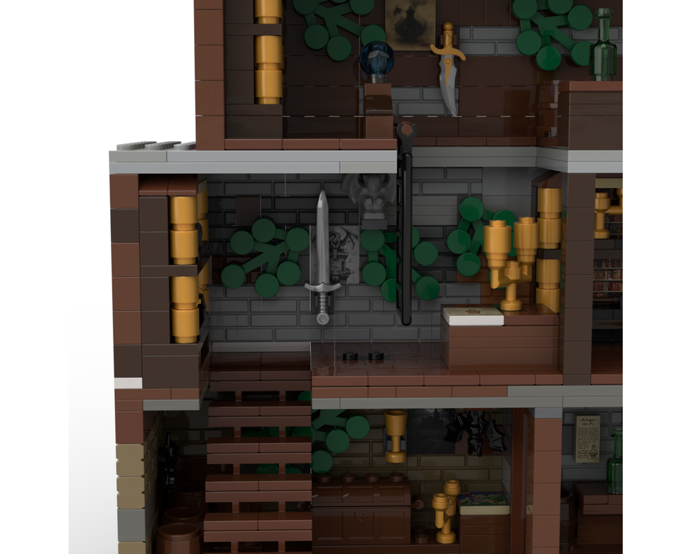 LEGO MOC wizard house by Txizu | Rebrickable - Build with LEGO