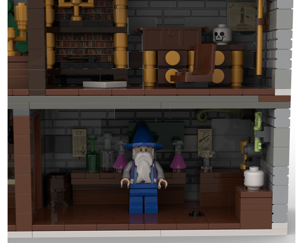 LEGO MOC wizard house by Txizu | Rebrickable - Build with LEGO