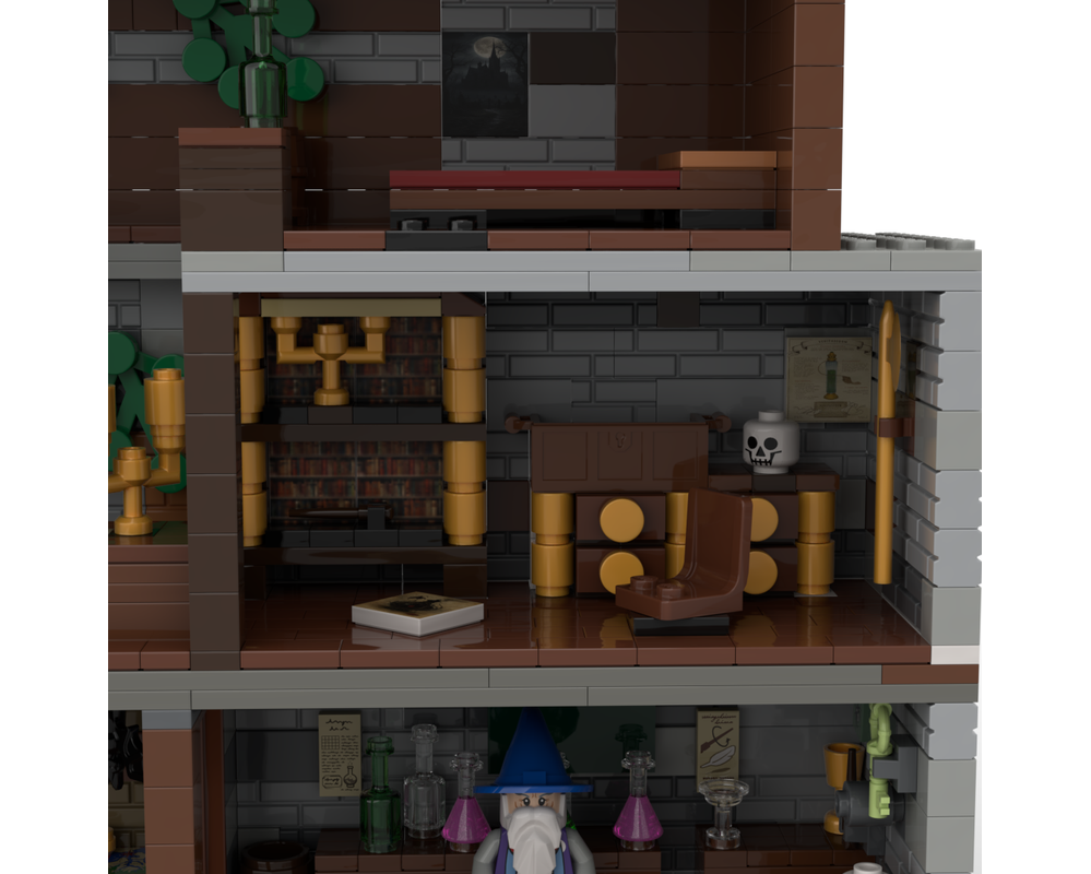 LEGO MOC wizard house by Txizu | Rebrickable - Build with LEGO