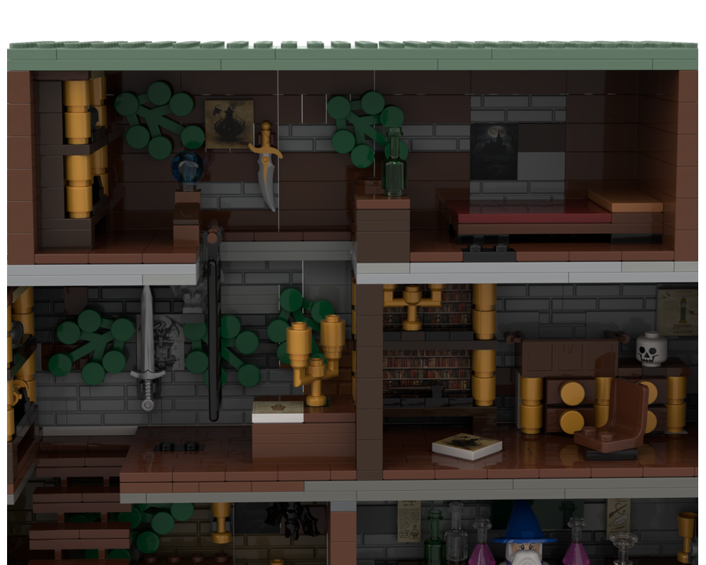 LEGO MOC wizard house by Txizu | Rebrickable - Build with LEGO