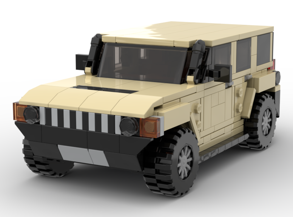 LEGO MOC GMC Hummer h3 by BrickBrosStudios | Rebrickable - Build with LEGO