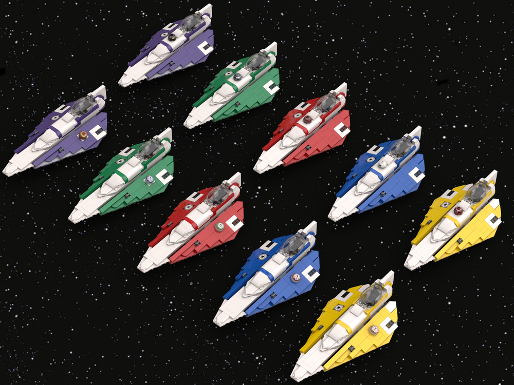 LEGO MOC Delta-7 & Delta-7B Aethersprite-class Light Interceptor Stock ...