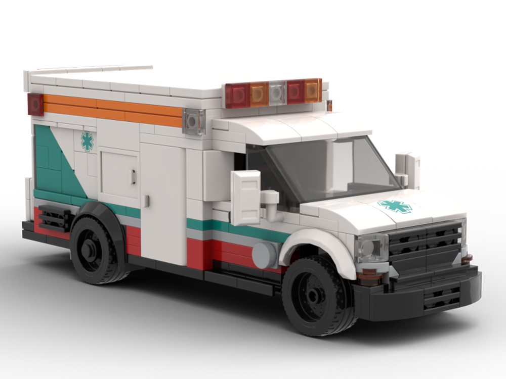 LEGO MOC EMS Ambulance by NLdude77 | Rebrickable - Build with LEGO