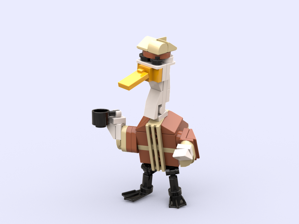 LEGO MOC Mr Ping by Kostack | Rebrickable - Build with LEGO