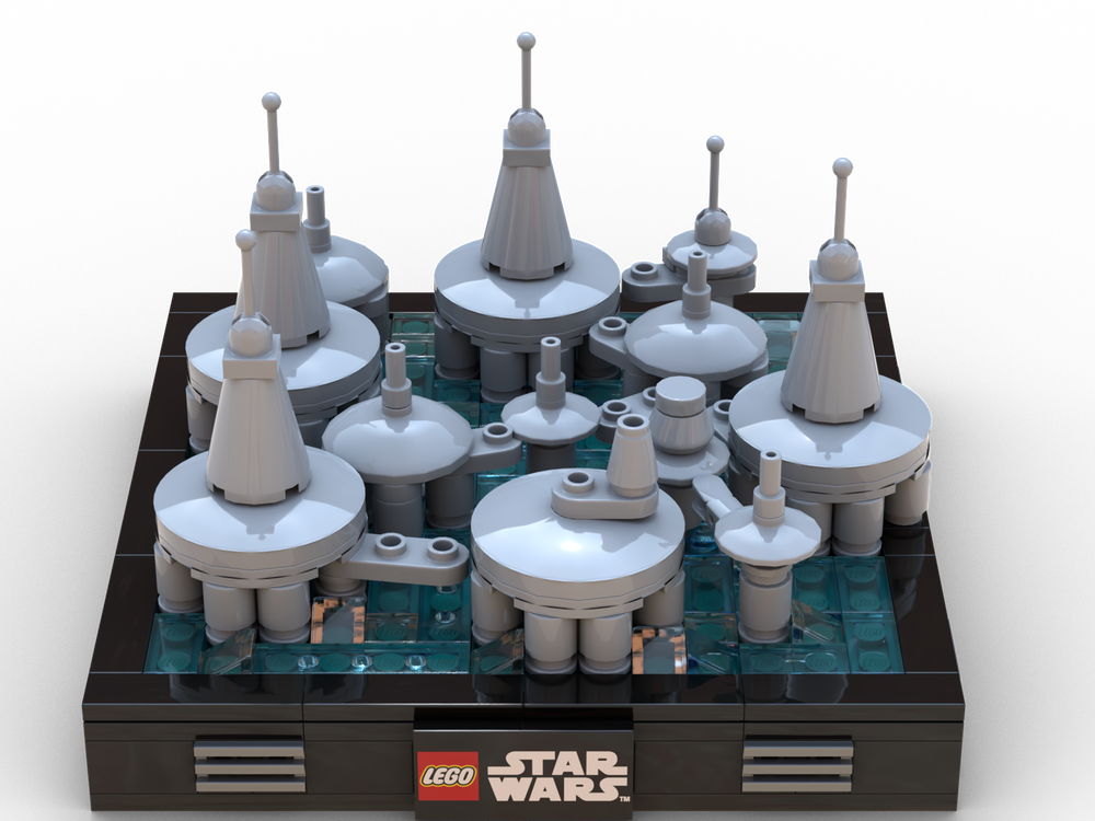LEGO MOC Tipoca City Kamino Diorama by Goldblast | Rebrickable - Build ...