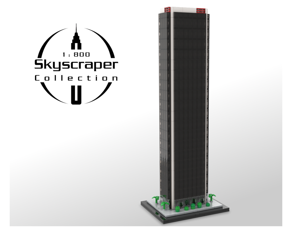 LEGO MOC-231911 Aon Center LA 1:800 Scale (Los Angeles) by SPBrix ...