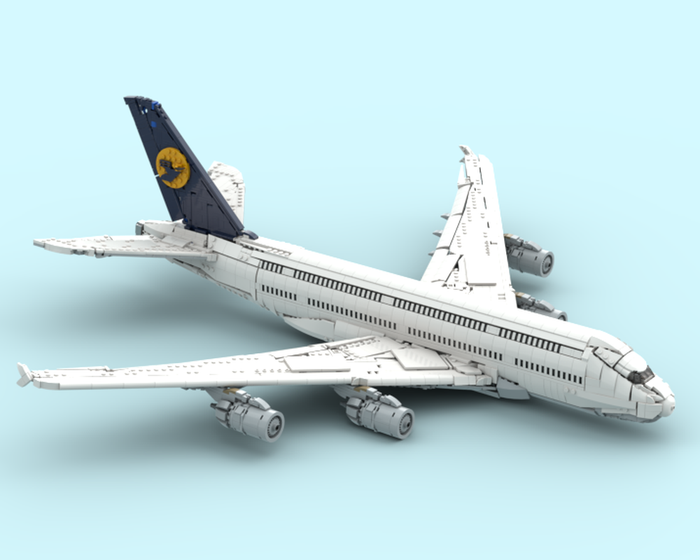 LEGO MOC Lufthansa Airbus A380 by ryangc_productions | Rebrickable ...