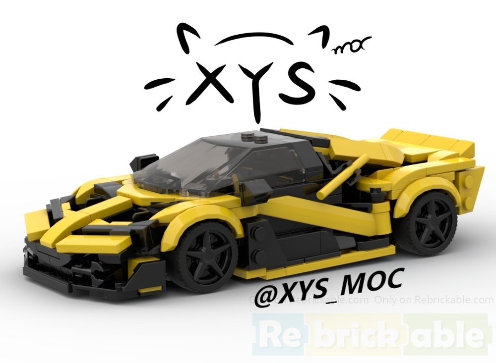 LEGO MOC Lamborghini Fenomeno by XYS_MOC | Rebrickable - Build with LEGO