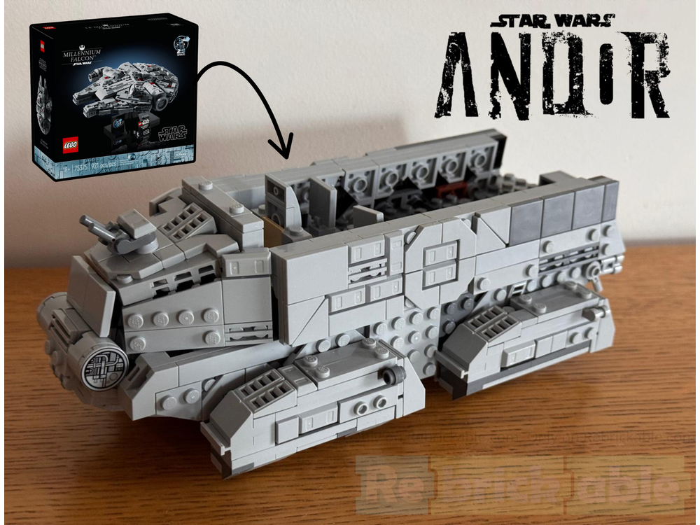 LEGO MOC-231961 75375 Milenium Falcon alternate builds 4 pack - bundle ...