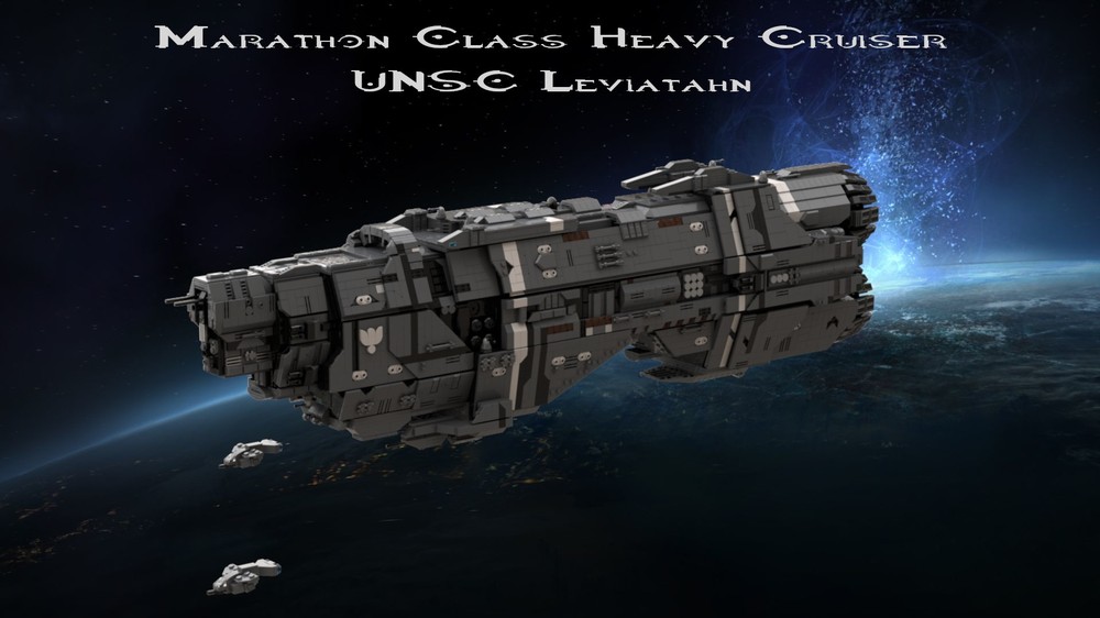 LEGO MOC Marathon Class Heavy Cruiser - UNSC Leviathan by GurrDieEule ...