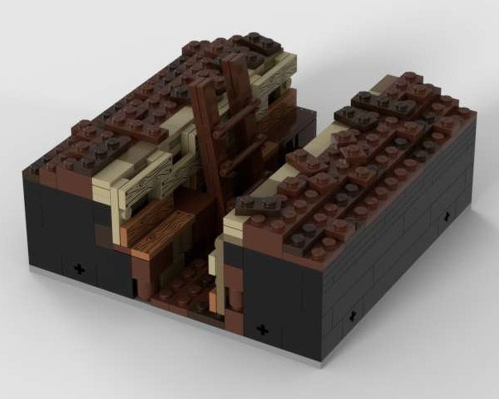 LEGO MOC-232000 Modular Trench - Straight Ladder by mikey2110 ...
