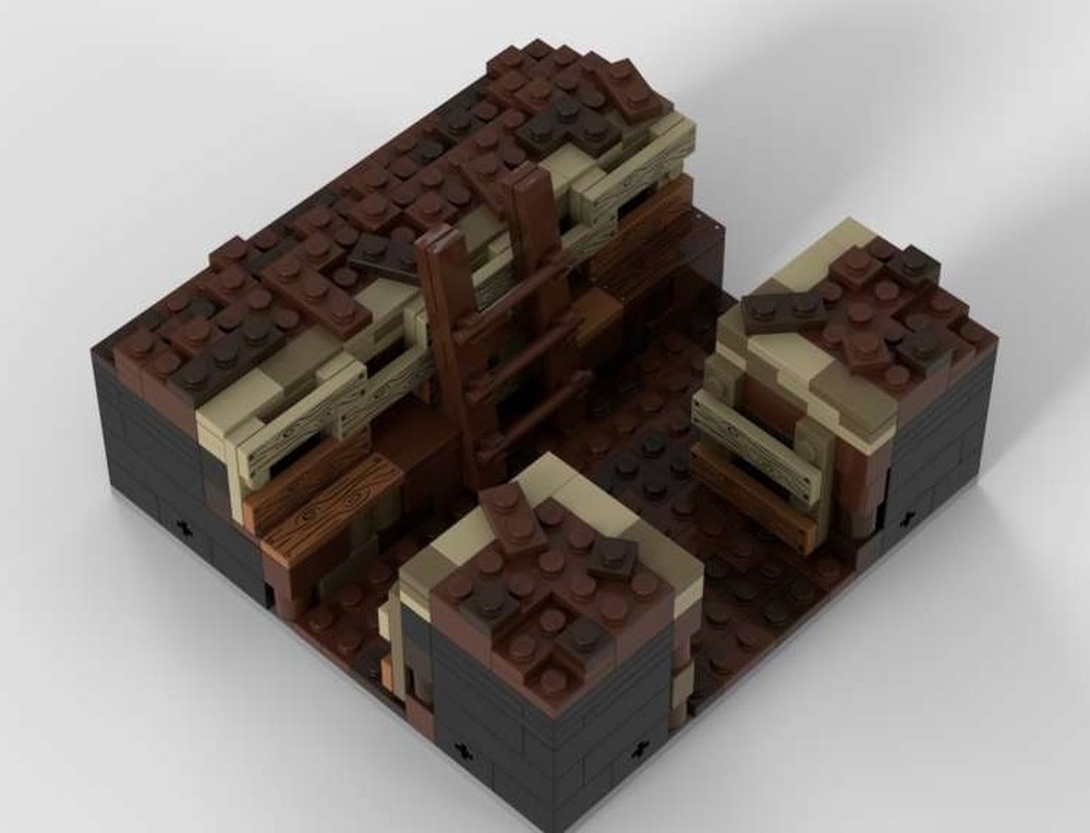 LEGO MOC Modular Trench - Intersection Ladder by mikey2110 ...