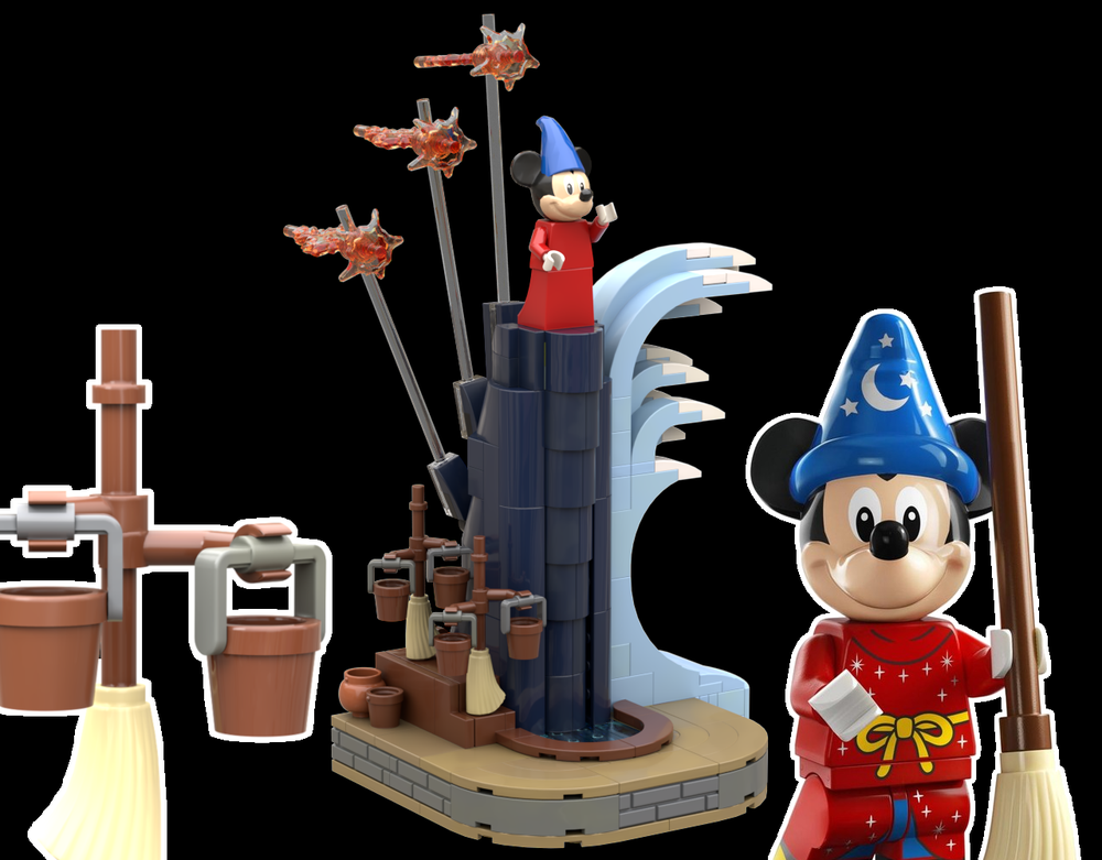LEGO MOC-232009 Fantasia sorcerer Mickey display by tacotaco64™️ ...