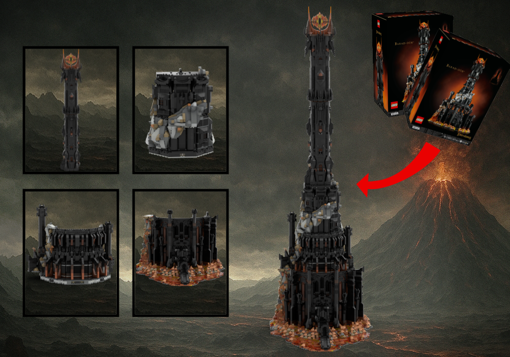 LEGO MOC-232015 The Barad-Dur Expansion by BlackWolfStudio ...
