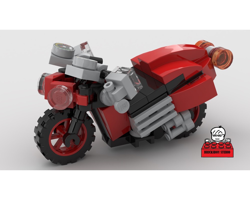 LEGO MOC Sport Bike in minifigure scale by bricksboy | Rebrickable ...