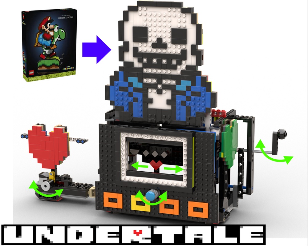 LEGO MOC-232048 Undertale: Interactive Sans Encounter by ...
