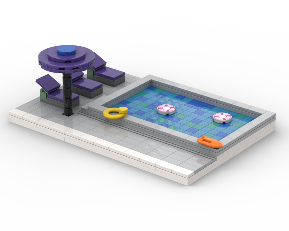 LEGO MOC Lego pool by Txizu | Rebrickable - Build with LEGO