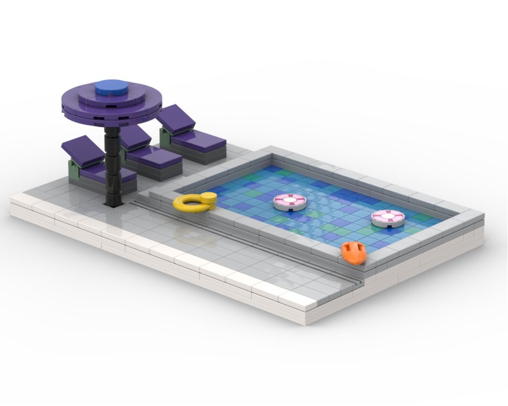 LEGO MOC Lego pool by Txizu | Rebrickable - Build with LEGO
