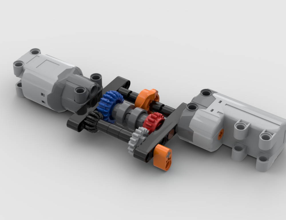 LEGO MOC Gearbox with servo for shifting by Beau88 | Rebrickable ...