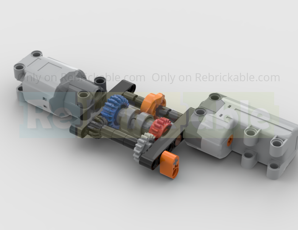 LEGO MOC-232081 Gearbox with servo for shifting by Beau88 | Rebrickable ...