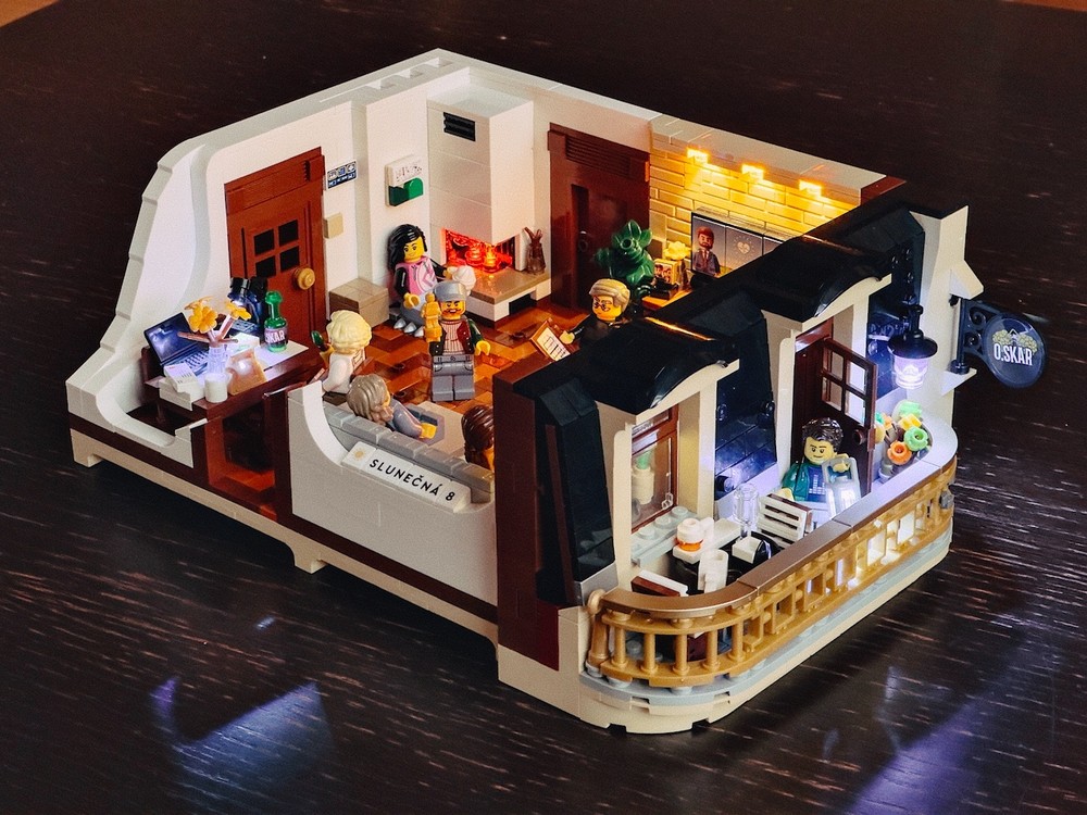 LEGO MOC Living room with a balcony by pejik | Rebrickable - Build with LEGO