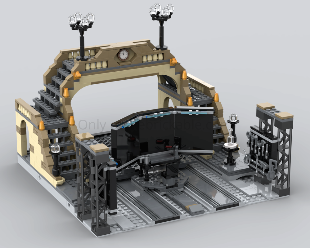 LEGO MOC-232110 Batcave - Secret Train Terminal by A Knights Book Vol.2 ...