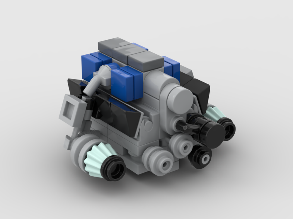 LEGO MOC Gemini V8 (Corvette C8 ZR1) - 5.5L Flat Plane Crankshaft DOHC ...