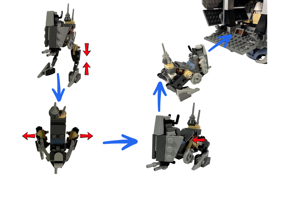 LEGO MOC-232118 UT-AT - Republic Juggernaut 75413 alternate build by ...