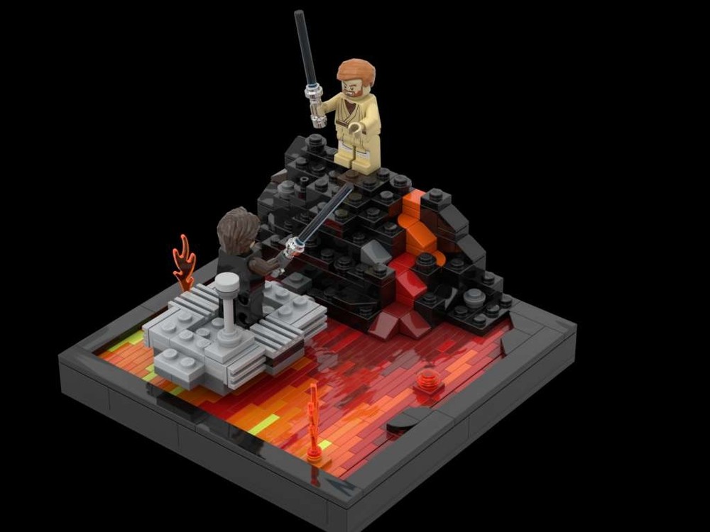 LEGO MOC Mustafar MOC High Ground Diorama INSTRUCTIONS by ...