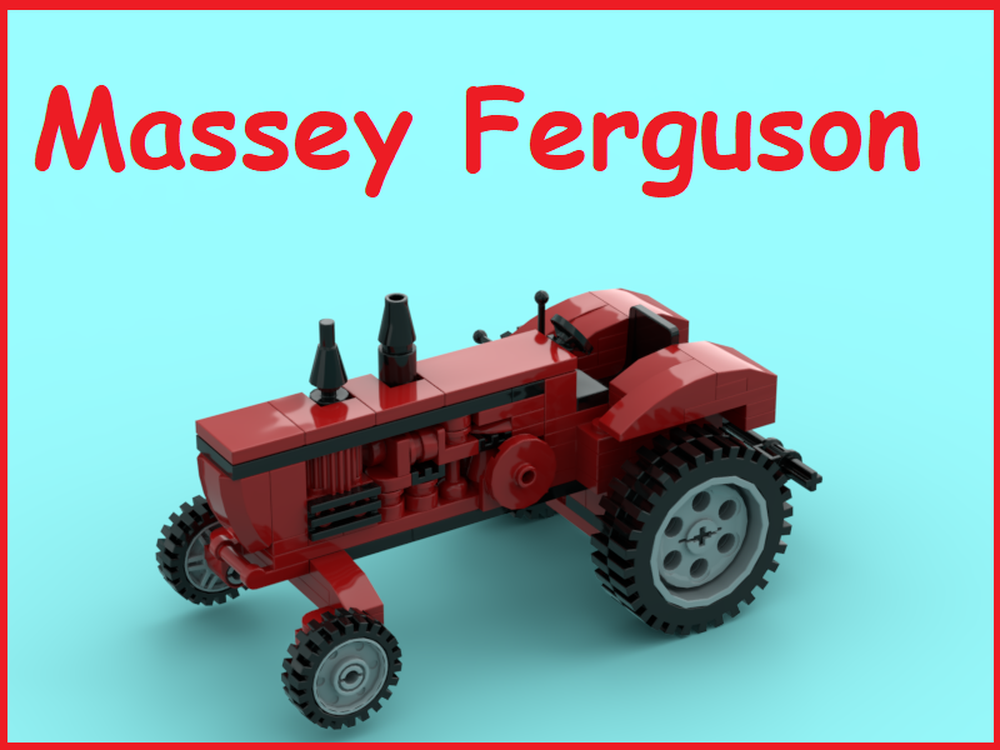 LEGO MOC Red Massey Ferguson tractor for a farm by medleyj ...