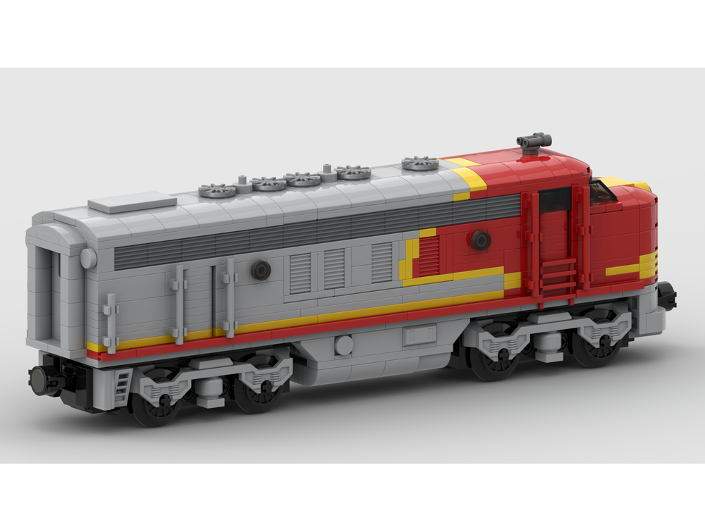 LEGO MOC-232147 Santa Fe EMD F7 by BuMu | Rebrickable - Build with LEGO