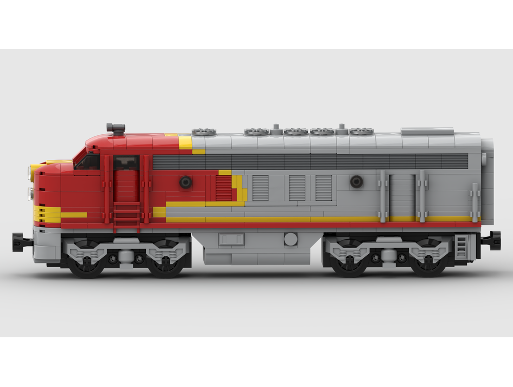 LEGO MOC-232147 Santa Fe EMD F7 by BuMu | Rebrickable - Build with LEGO