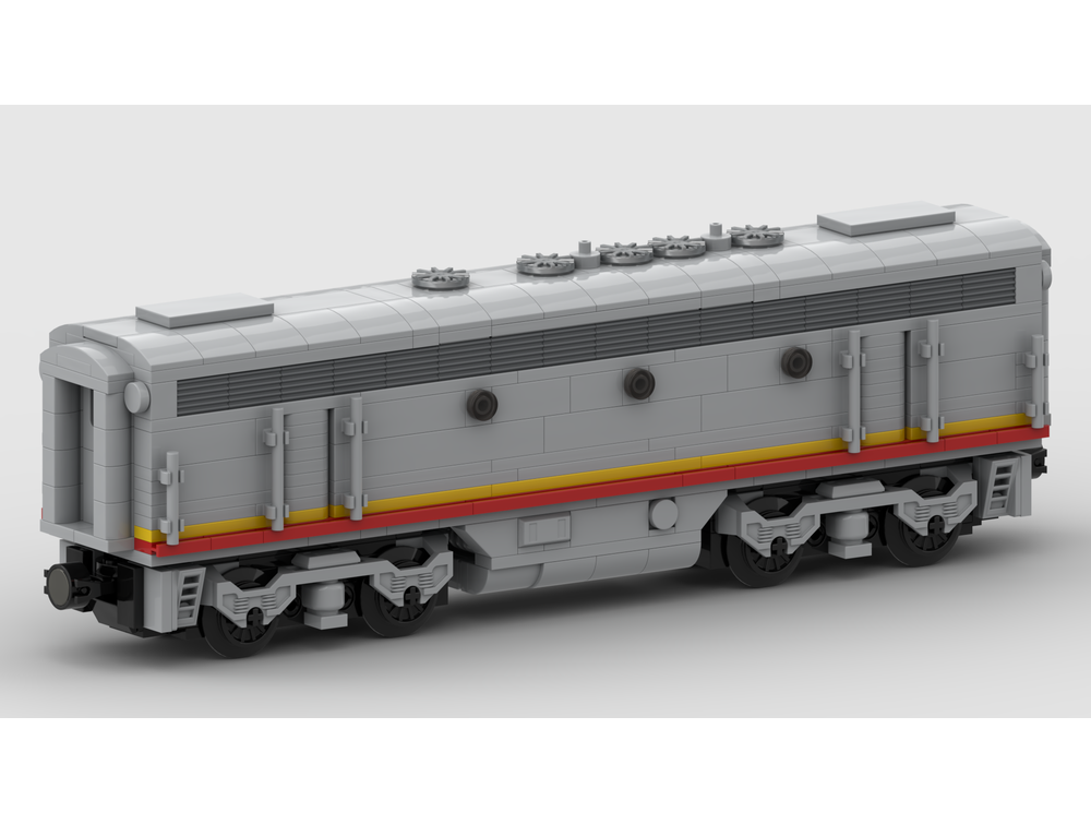 LEGO MOC-232147 Santa Fe EMD F7 by BuMu | Rebrickable - Build with LEGO