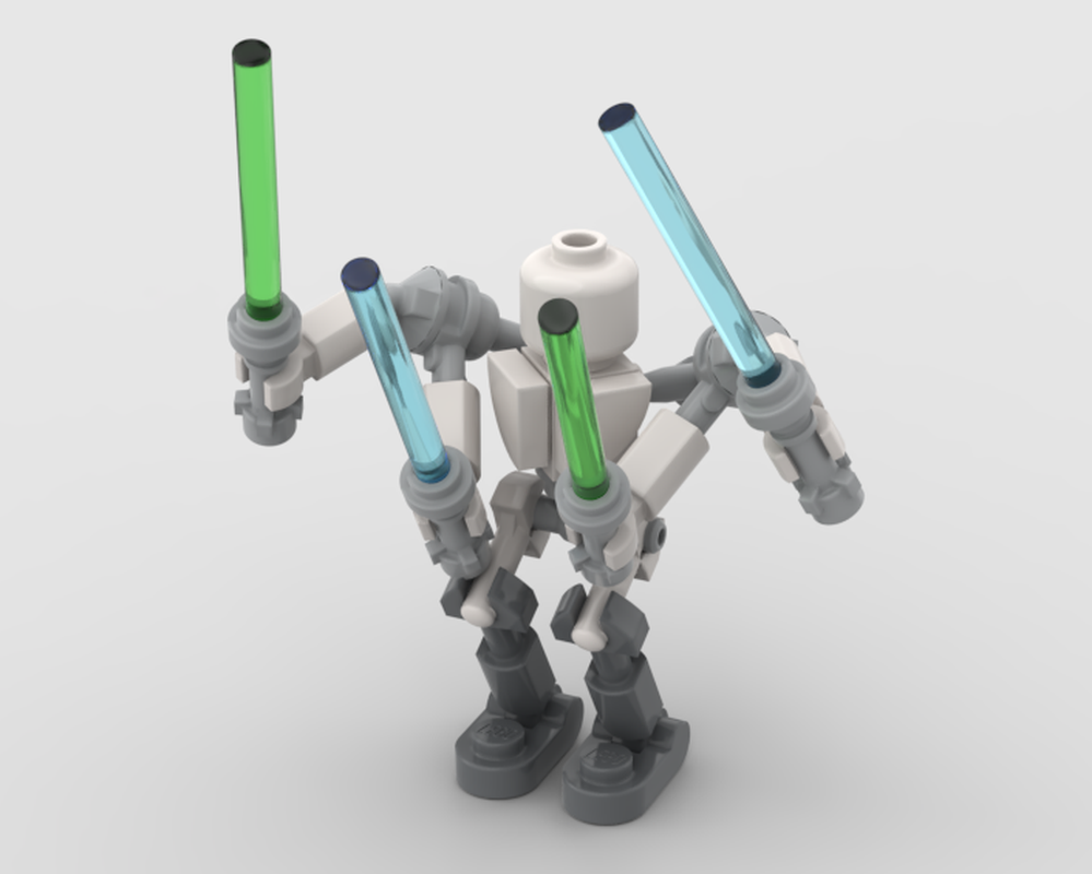LEGO MOC Brick Built General Grievous by A_nice_guy | Rebrickable ...