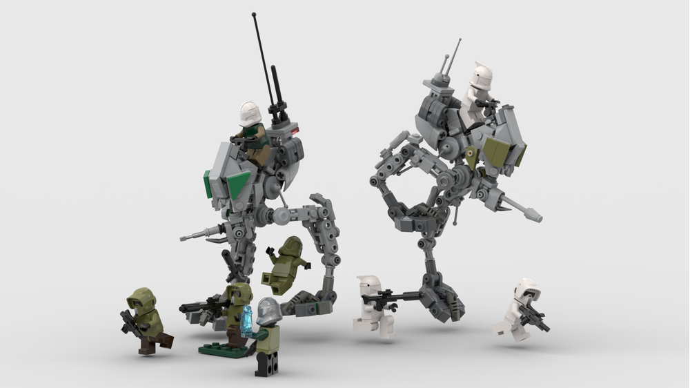 LEGO MOC-232155 AT-RT (All Terrain Recon Transport) - 1:27.5 Minifigure ...