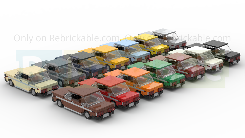 LEGO MOC-232164 1976 Lada 1600 (VAZ-2106) by BRSBricks | Rebrickable ...