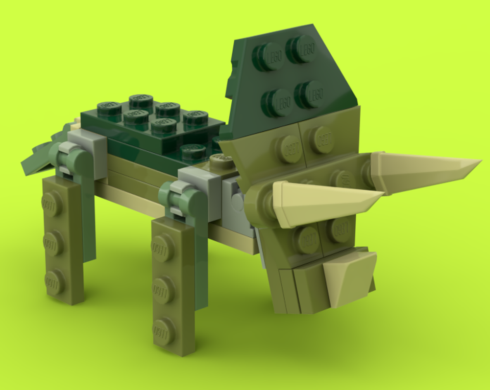 LEGO MOC Accurate Triceratops by DinoBricksGreat | Rebrickable - Build ...