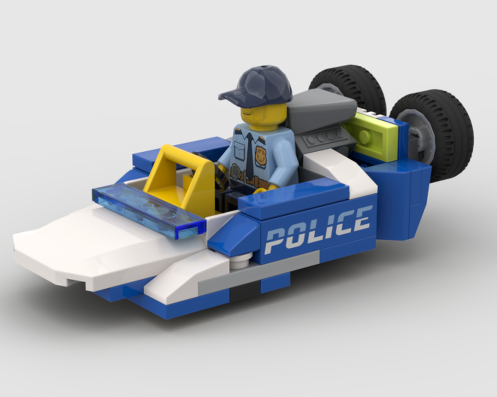 LEGO MOC 60312 - Police hovercraft by tommy07 | Rebrickable - Build ...