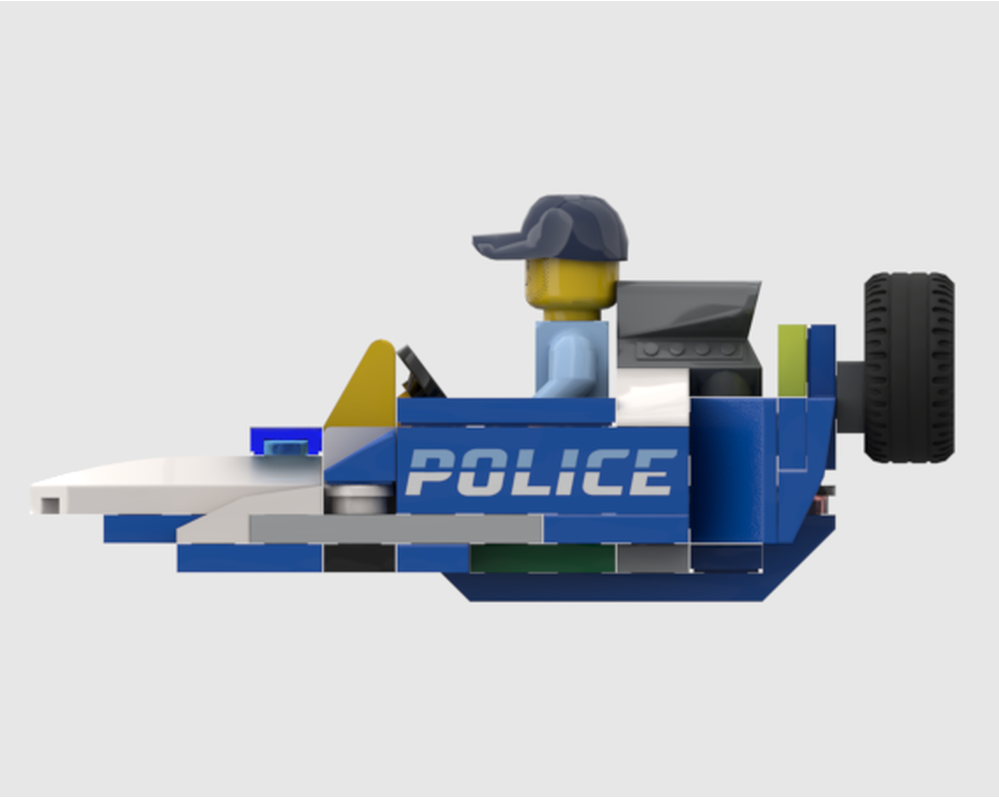 LEGO MOC 60312 - Police hovercraft by tommy07 | Rebrickable - Build ...