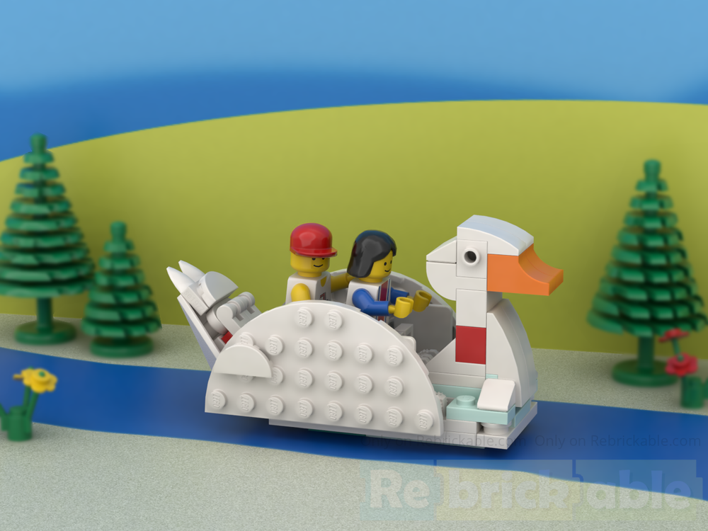 LEGO MOC-232205 31140 Swan boat by se1977 | Rebrickable - Build with LEGO