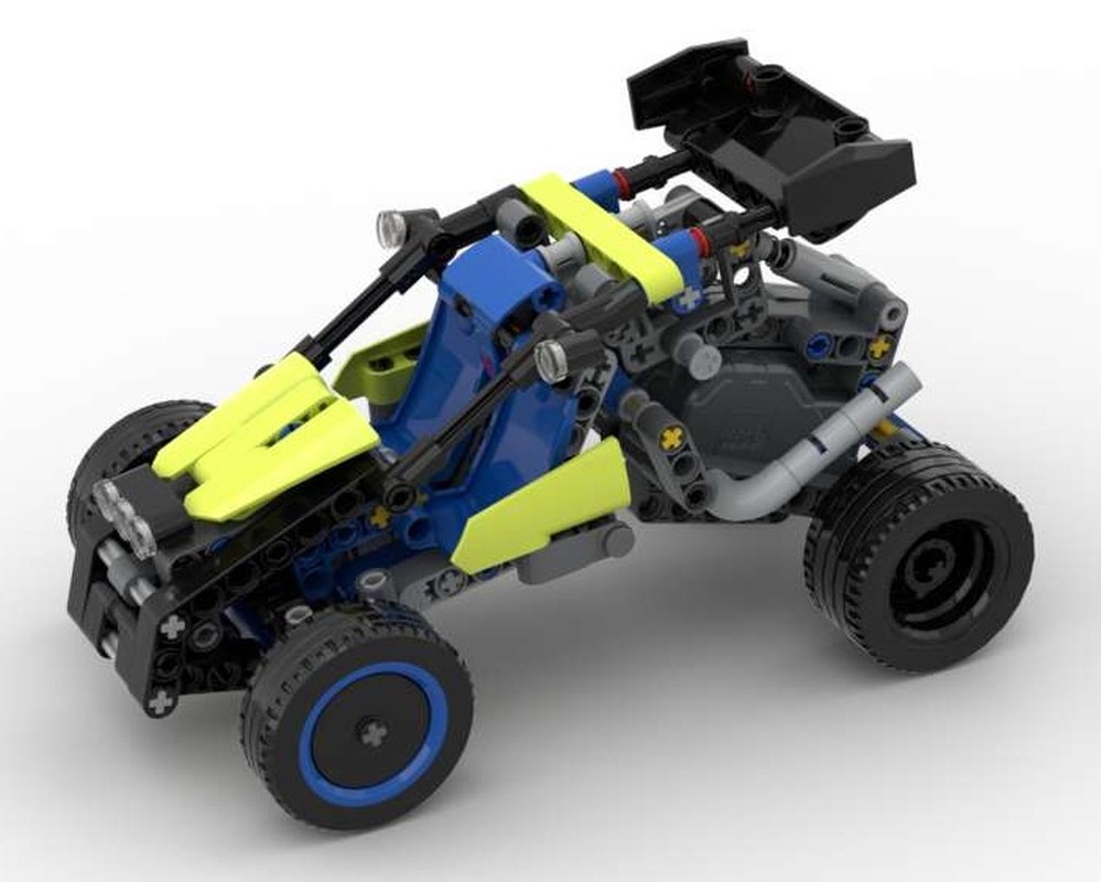 LEGO MOC Off-Road Race Buggy (Pullback motor) by Build Brick ...
