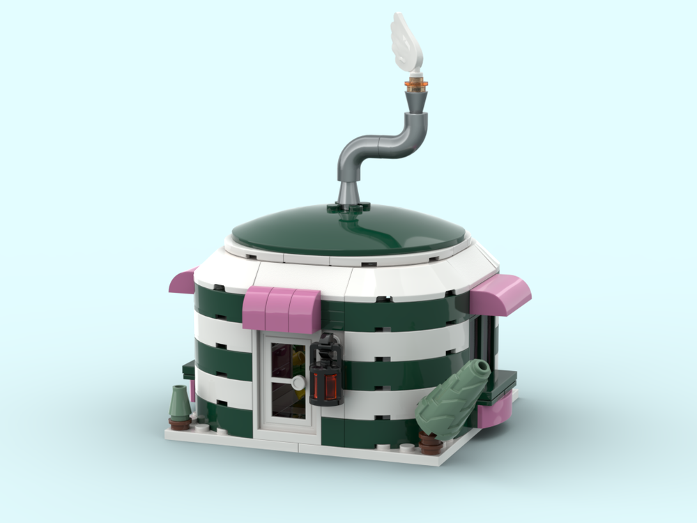 LEGO MOC Winter Village Elf Yurt by CareBearBrick | Rebrickable - Build ...